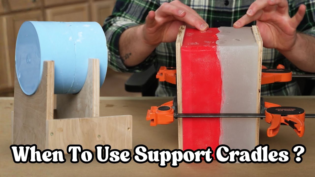 How Support Cradles Improve Silicone Molds | Adding Tension with Bands ...