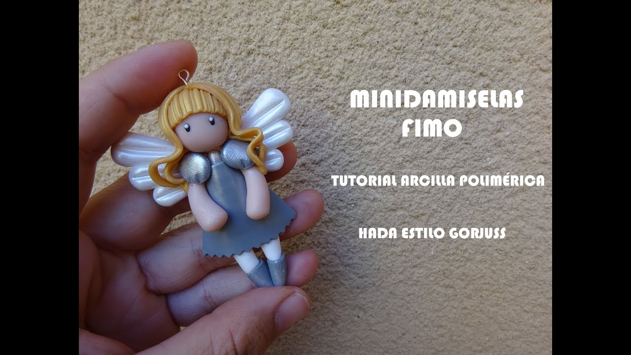 TUTORIAL DE FIMO DE COMO HACER A UN ANGEL ESTILO GORJUSS - YouTube