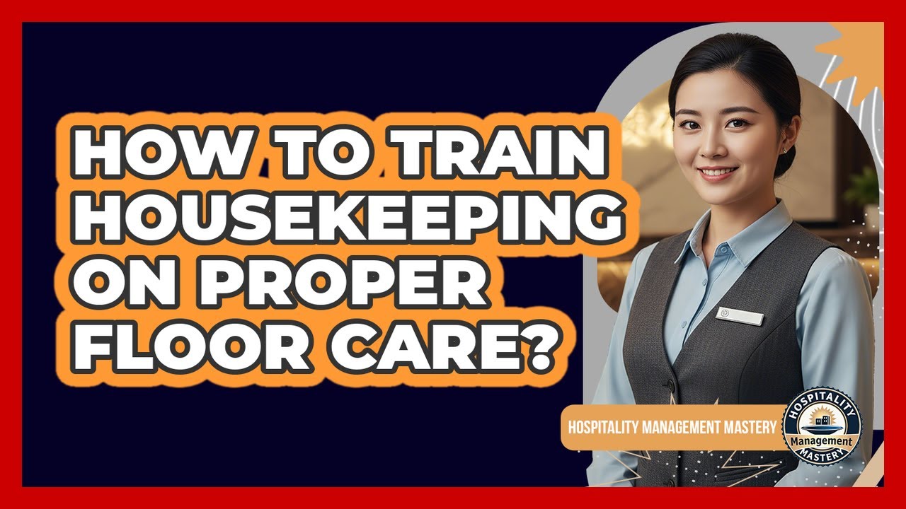 How To Train Housekeeping On Proper Floor Care? - YouTube