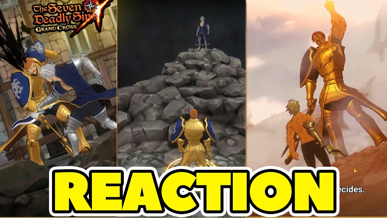 ESCANOR VS ESTAROSSA CUTSCENE REACTION! | Seven Deadly Sins: Grand ...