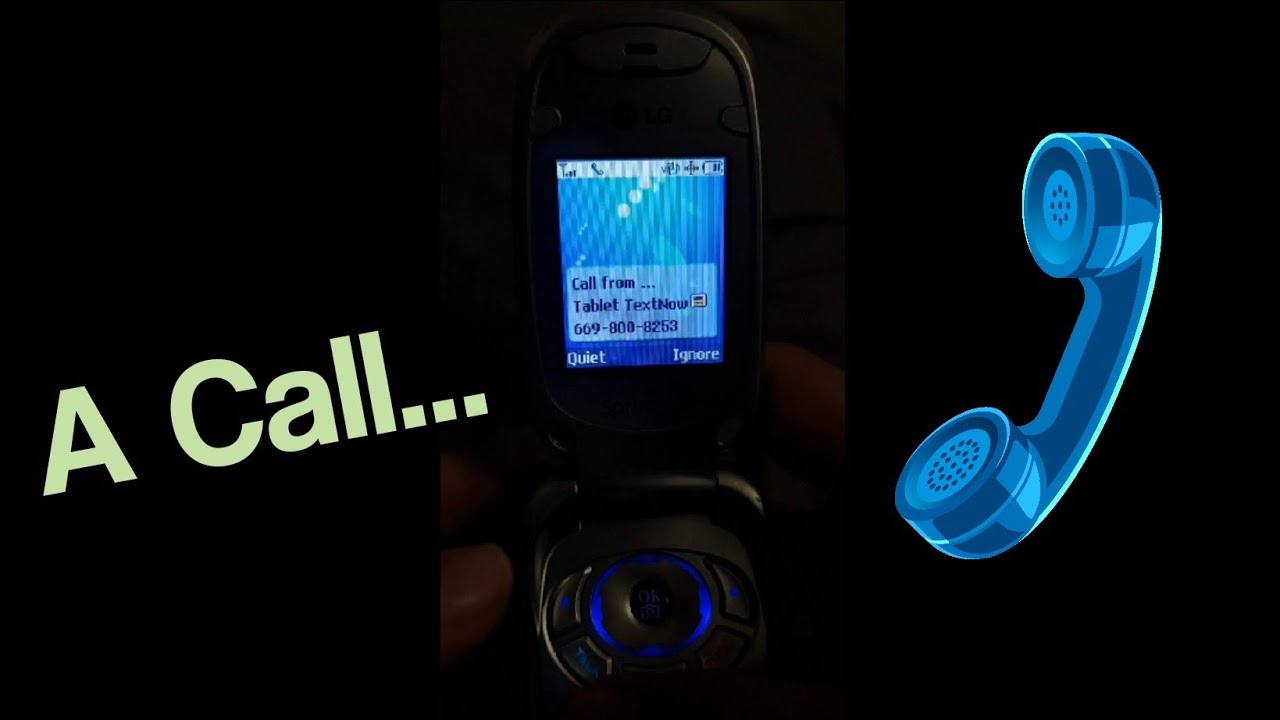 LG PM-225 incoming call (With ID) - YouTube