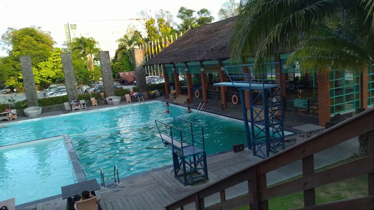 kolam renang HOTEL mesra indah SAMARINDA - YouTube