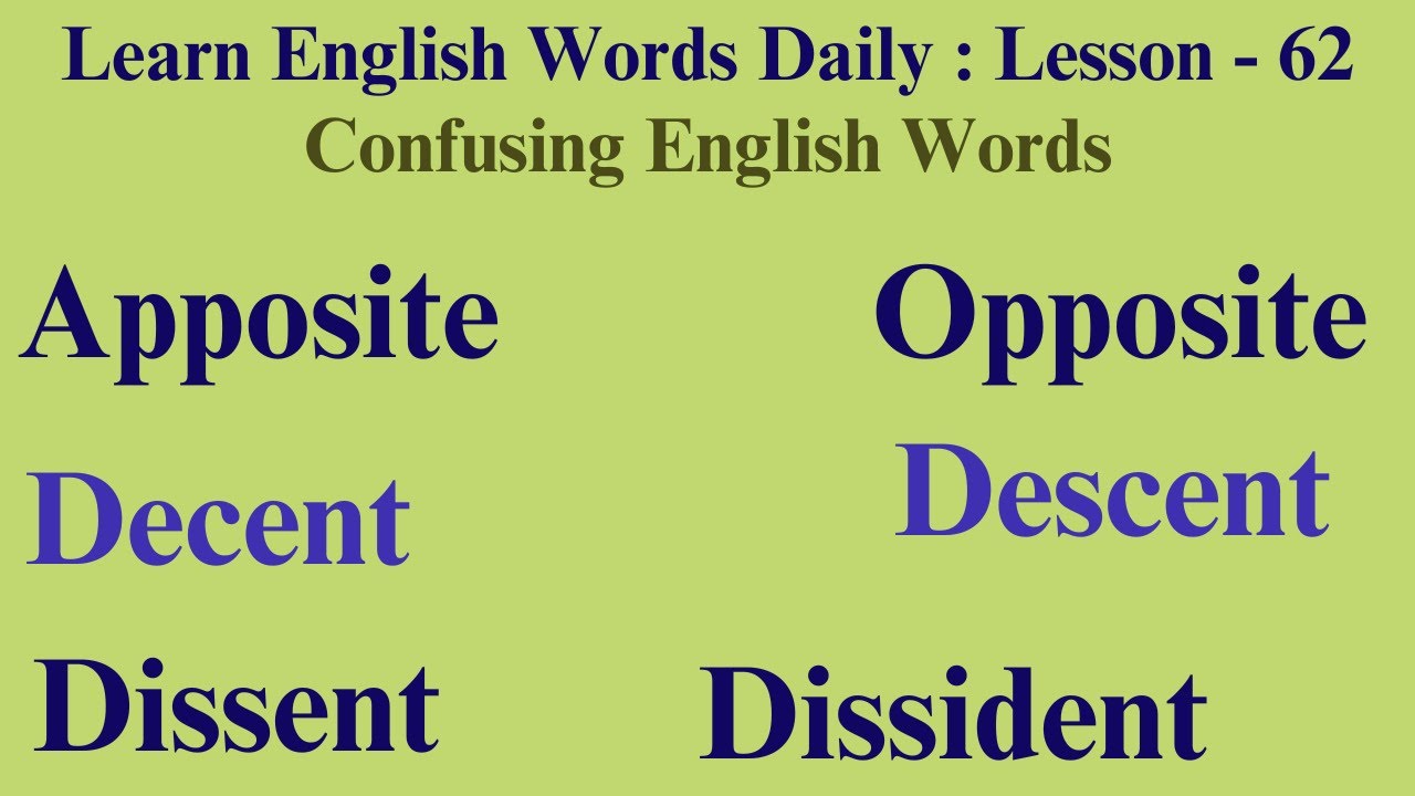 Learn English | Fancy English | Superb English Words | Rhyming words ...