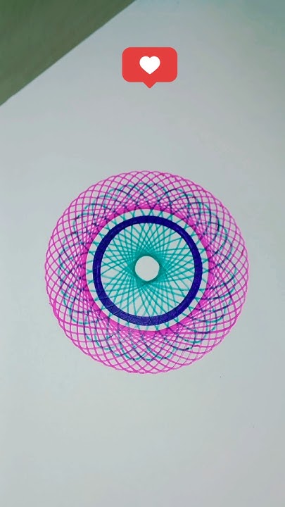 This Spirograph Design Feels Like Magic! Hypnotic & Satisfying #spirographart #shorts - YouTube