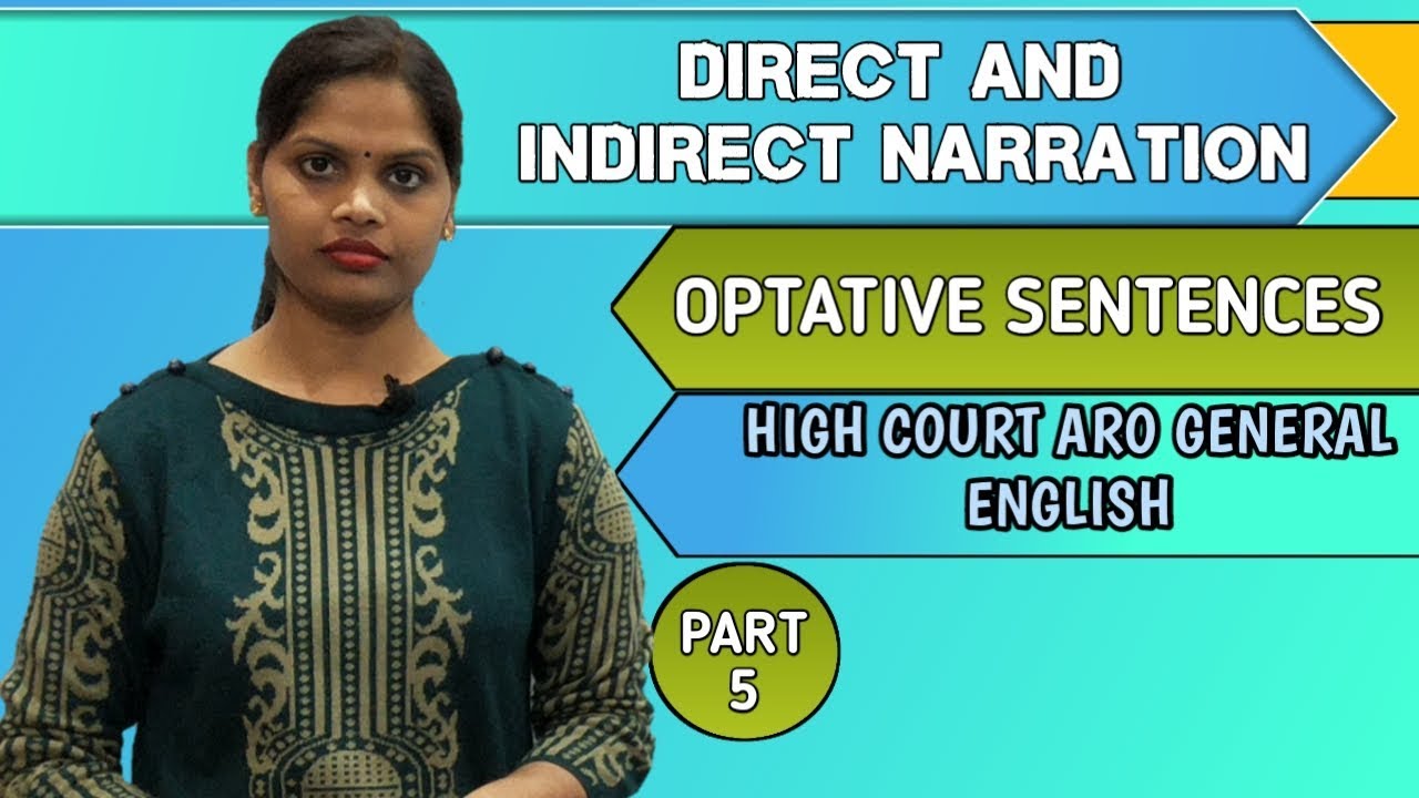 DIRECT INDIRECT OPTATIVE SENTENCES PART 5 GENERAL ENGLISH YouTube direct-indirect-optative-sentences-part-5-general-english-youtube