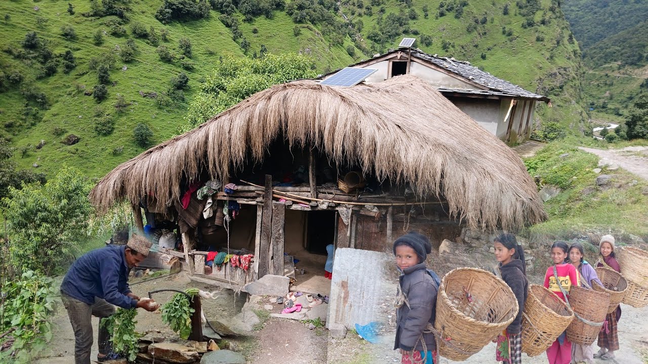 Most Beautiful And Peaceful Himalayan Mountain village lifestyle | Dely ...
