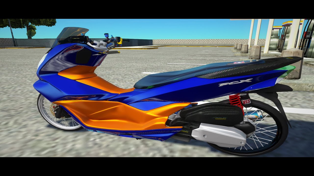แจกรถ Pcx 150 น้ำเงินส้ม - FT.[ GTA IRONMANZING ] - YouTube