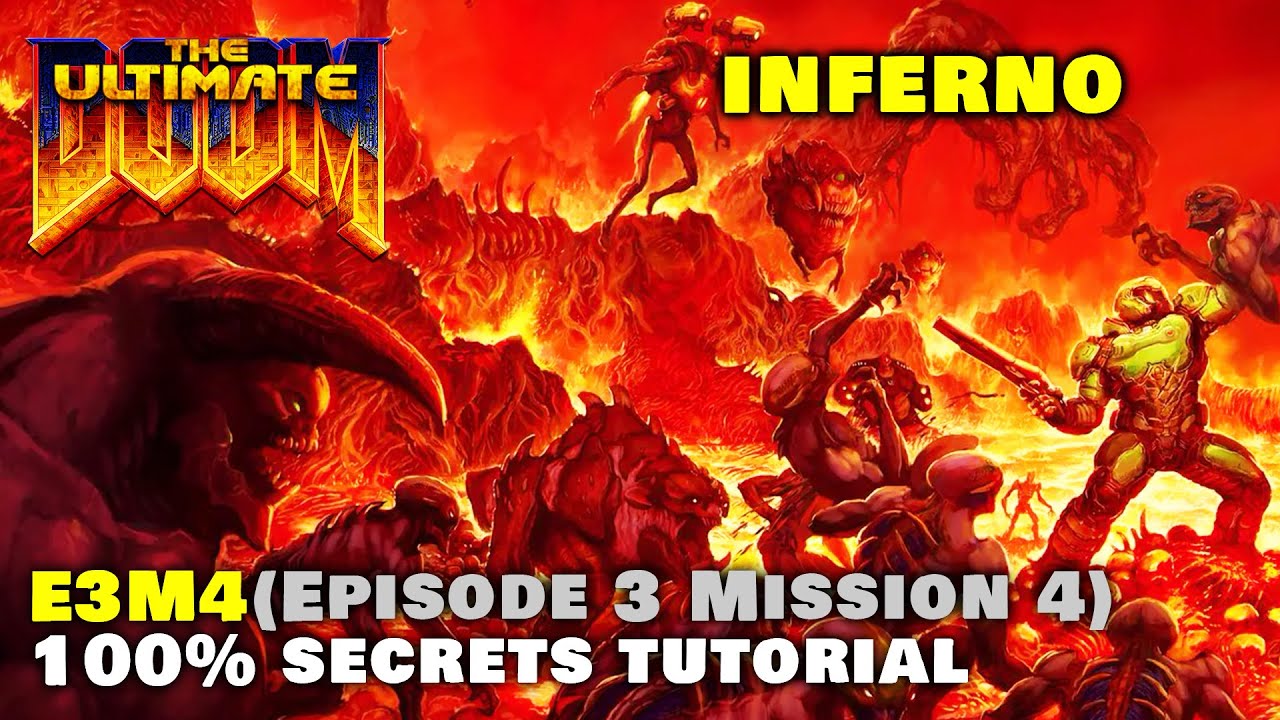 Ultimate Doom E3M4 (Episode 3 Mission 4) - 100% Walkthrough - YouTube