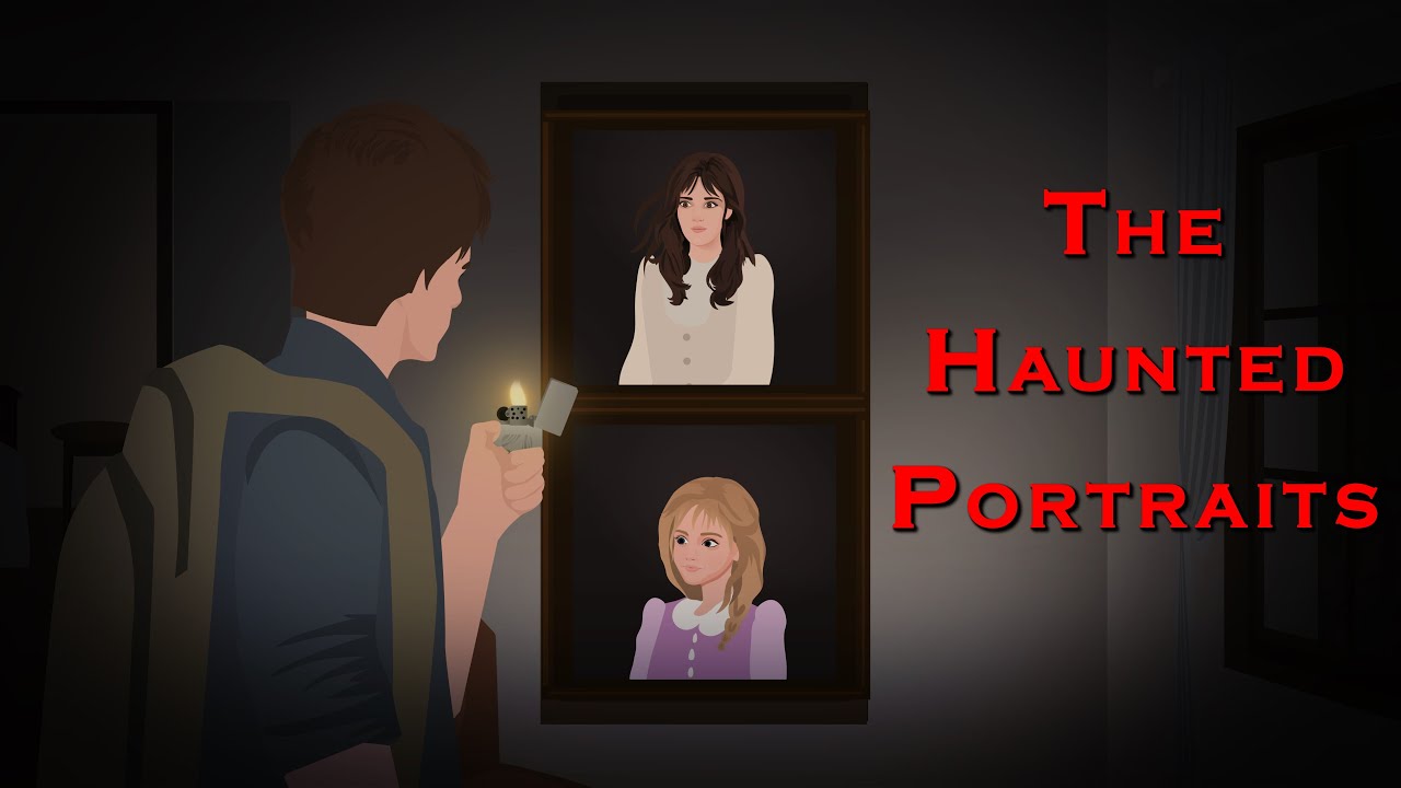 The Haunted Portraits | Animated Horror Story - YouTube