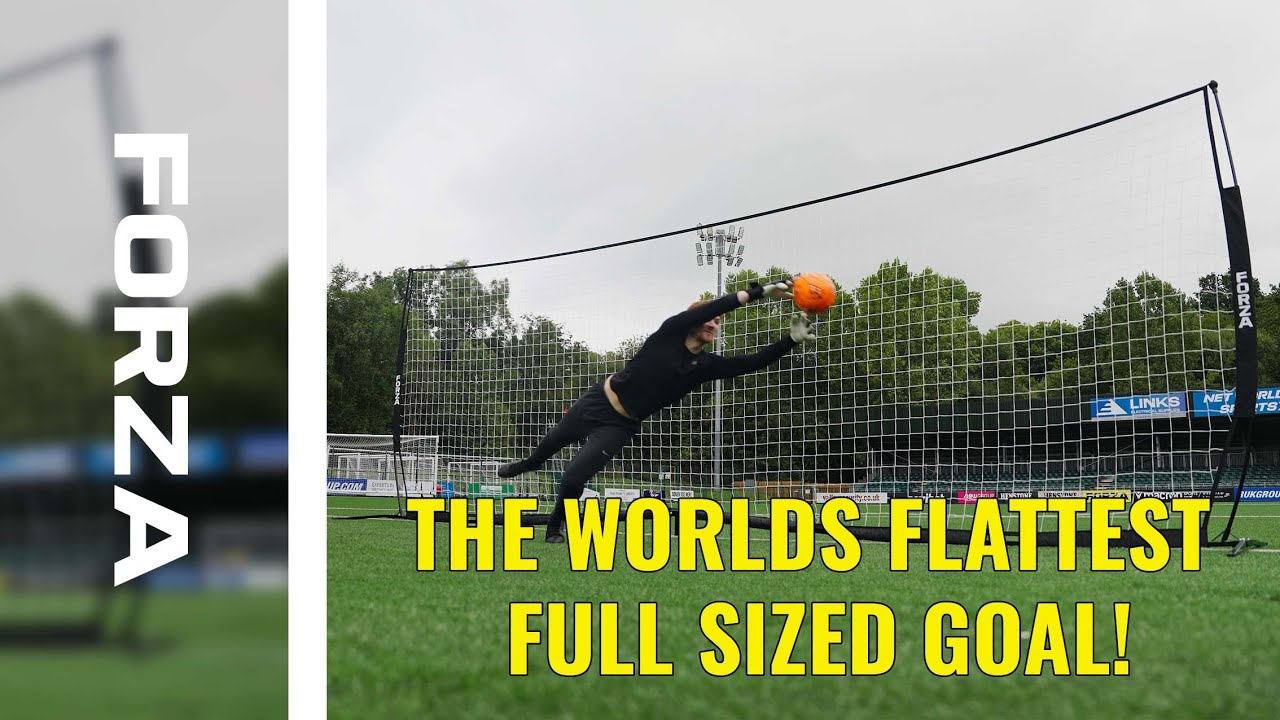 FORZA Proflex Flat Football Goal | This Goal Sets Up in Seconds ...
