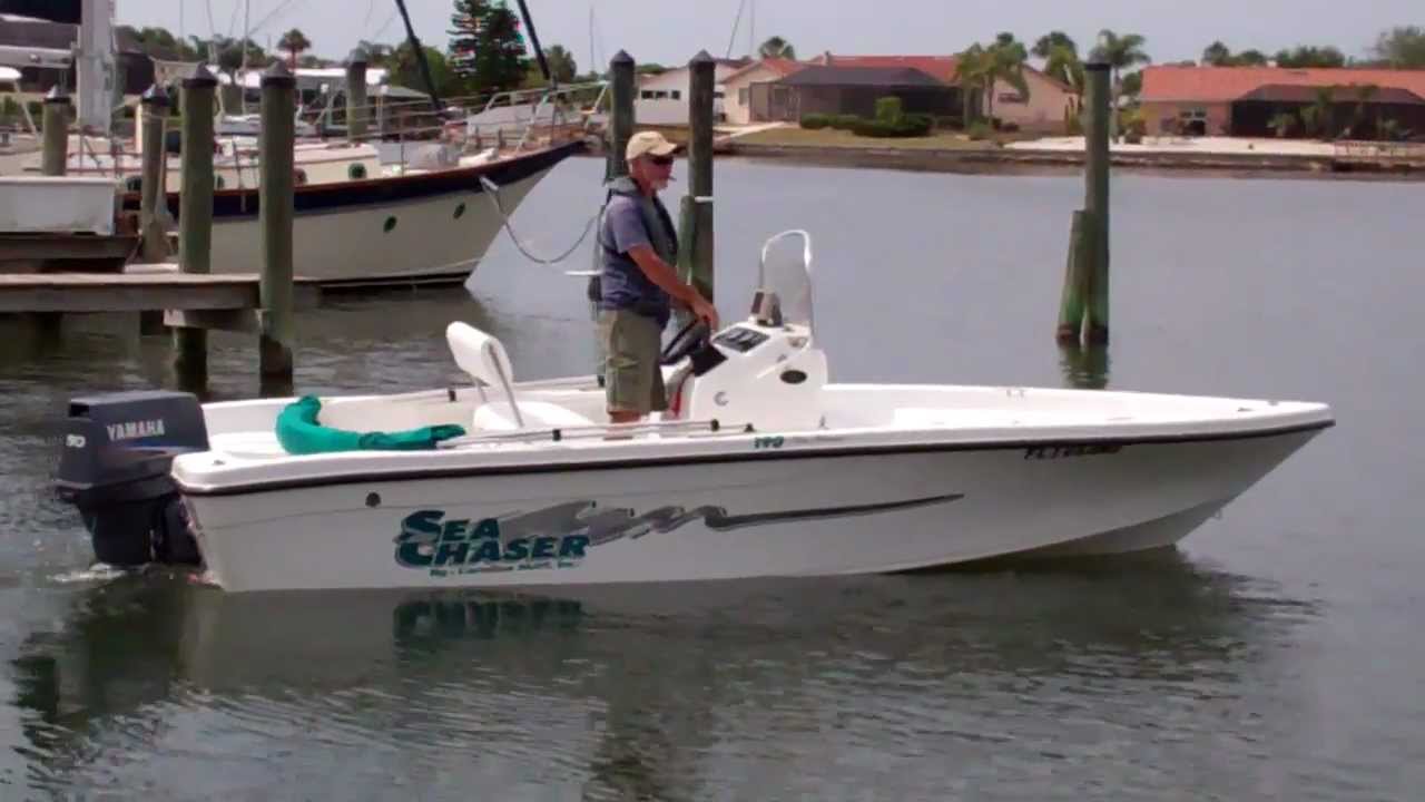 2003 Sea Chaser 190 Center Console Prelim Tour - YouTube
