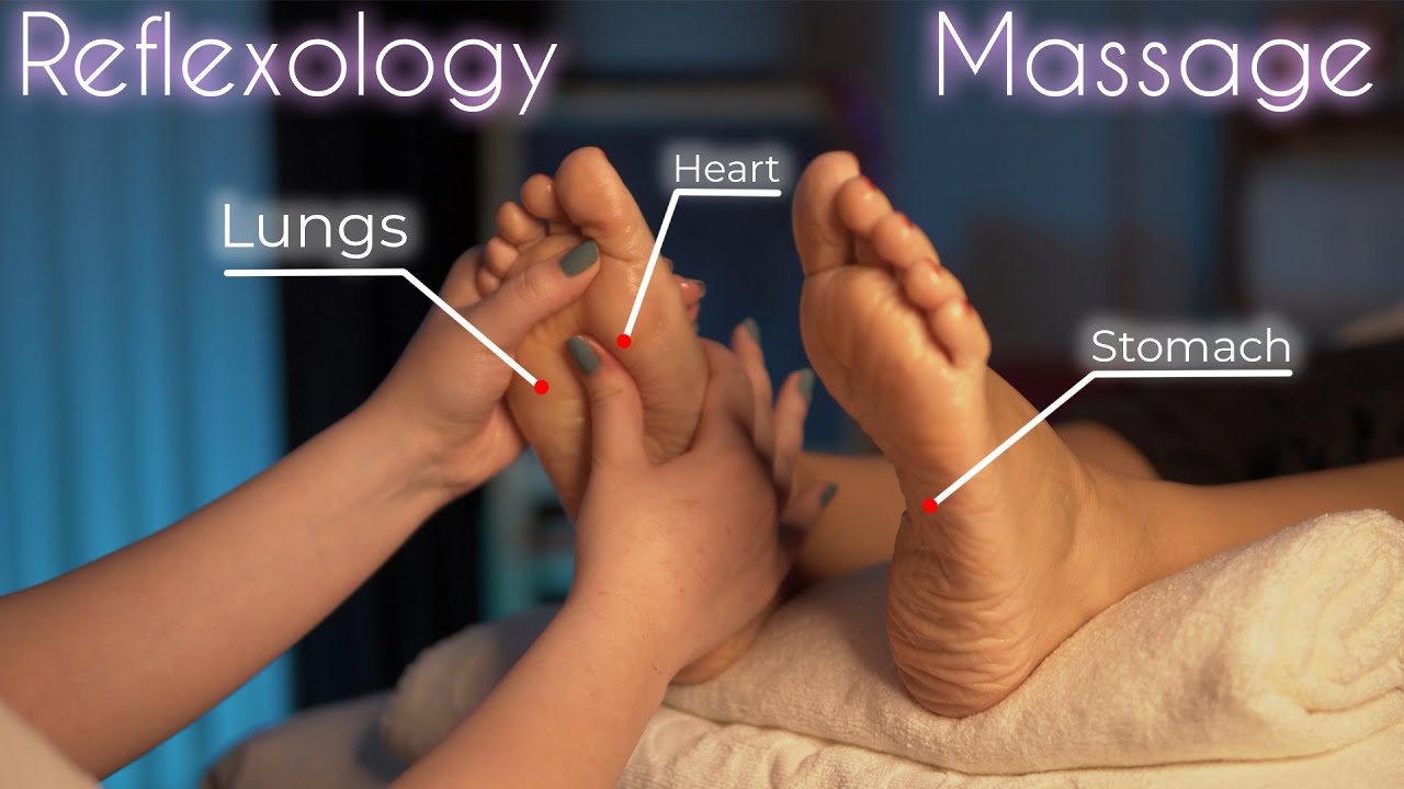 Asmr Reflexology Foot Oil Massage Youtube