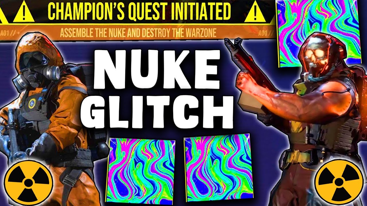 GLITCH CHAMPIONS QUEST NUKE SKIN IN WARZONE! BEST WARZONE GLITCHES 100% ...