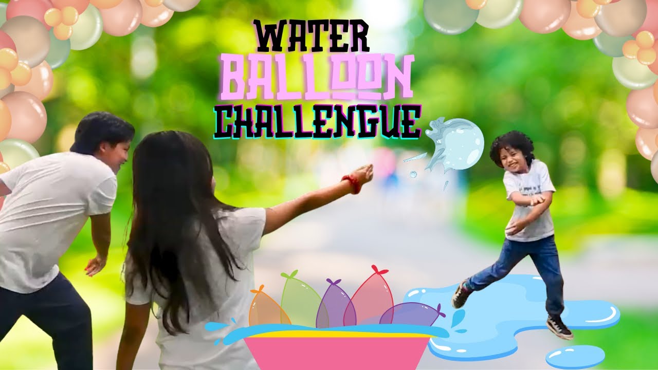 Water Balloon Hot Potato Challenge! 🎈 Crazy Outdoor Family Game - YouTube