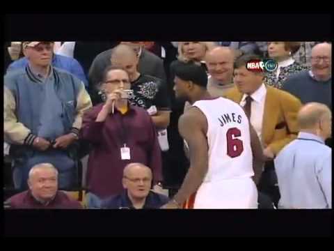 LeBron James Powder Toss in Cleveland New- Must See - YouTube