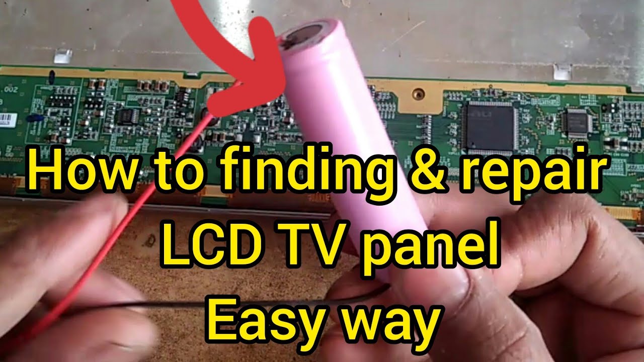 China LCD tv panal repair very easy complete tutorial Hindi Urdu Dada ...
