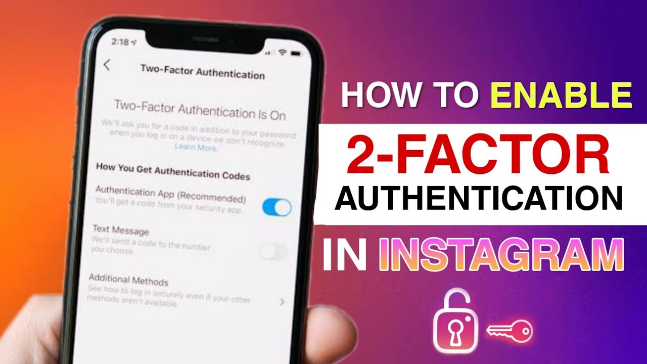 INSTAGRAM APP | How to ENABLE TWO-FACTOR AUTHENTICATION in INSTAGRAM ...