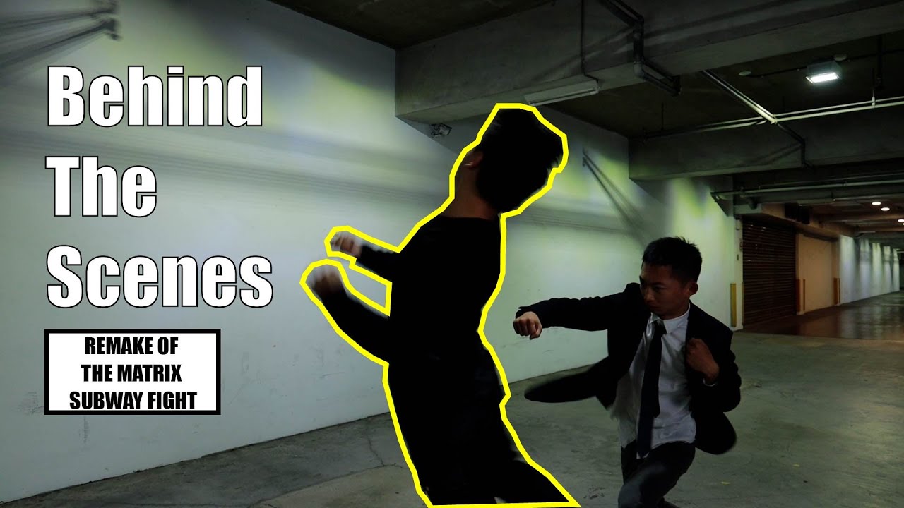 BEHIND THE SCENES REMAKE OF "THE MATRIX" SUBWAY FIGHT 幕後花絮-駭客任務地鐵站翻拍 │阿 ...