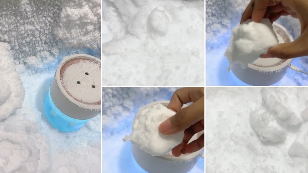 FREEZER FROST EATING / WHITE ICE EATING / SOFT ICE EATING / ASMR - YouTube