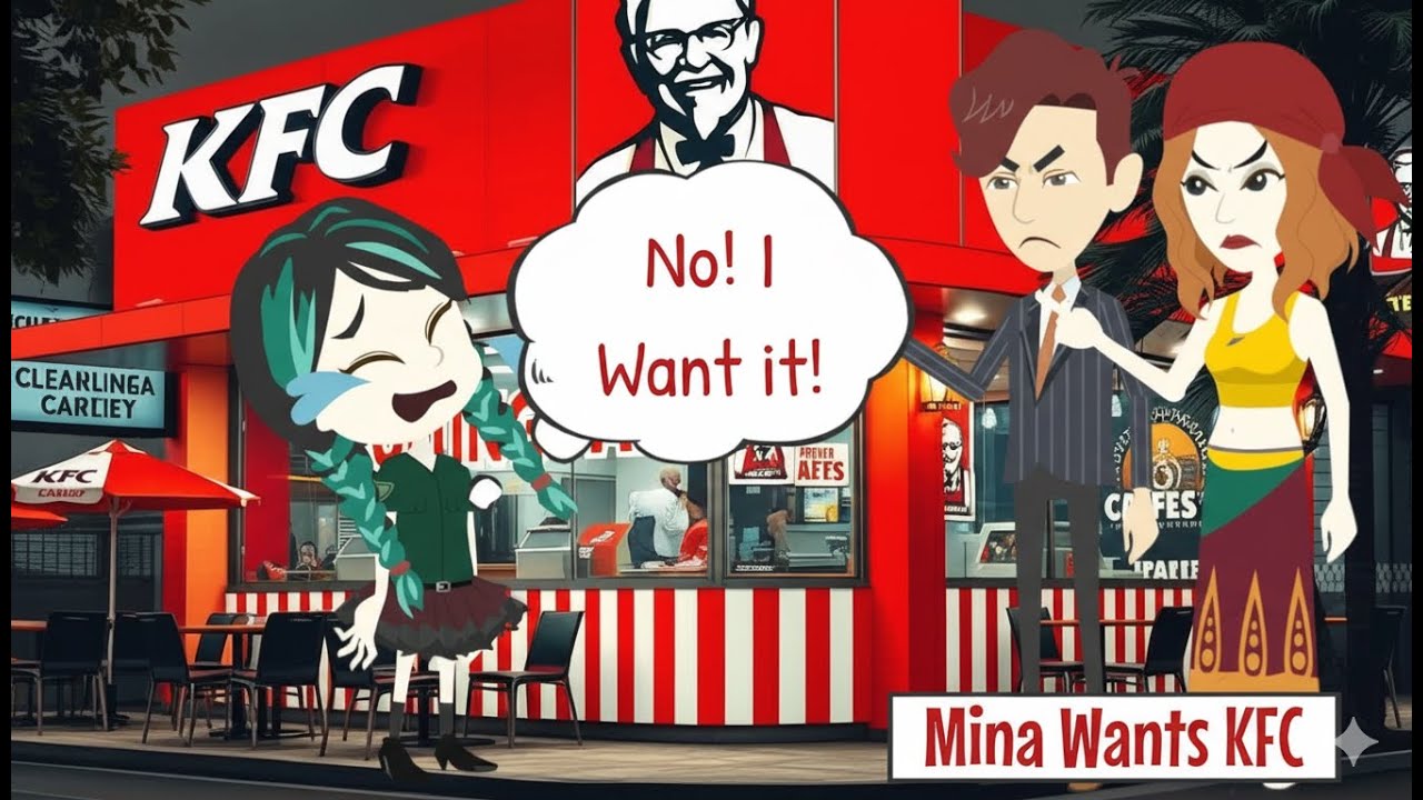 Mina Crying Because She Wants KFC - YouTube
