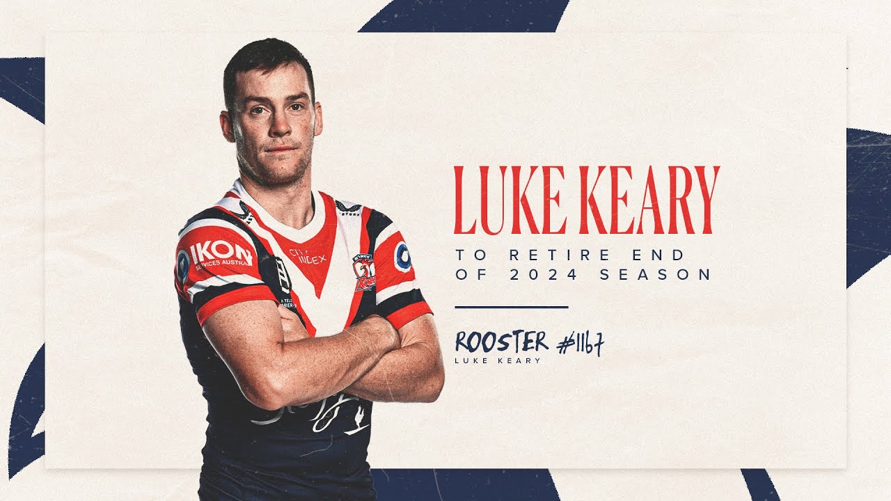 Luke Keary Announces Retirement - YouTube