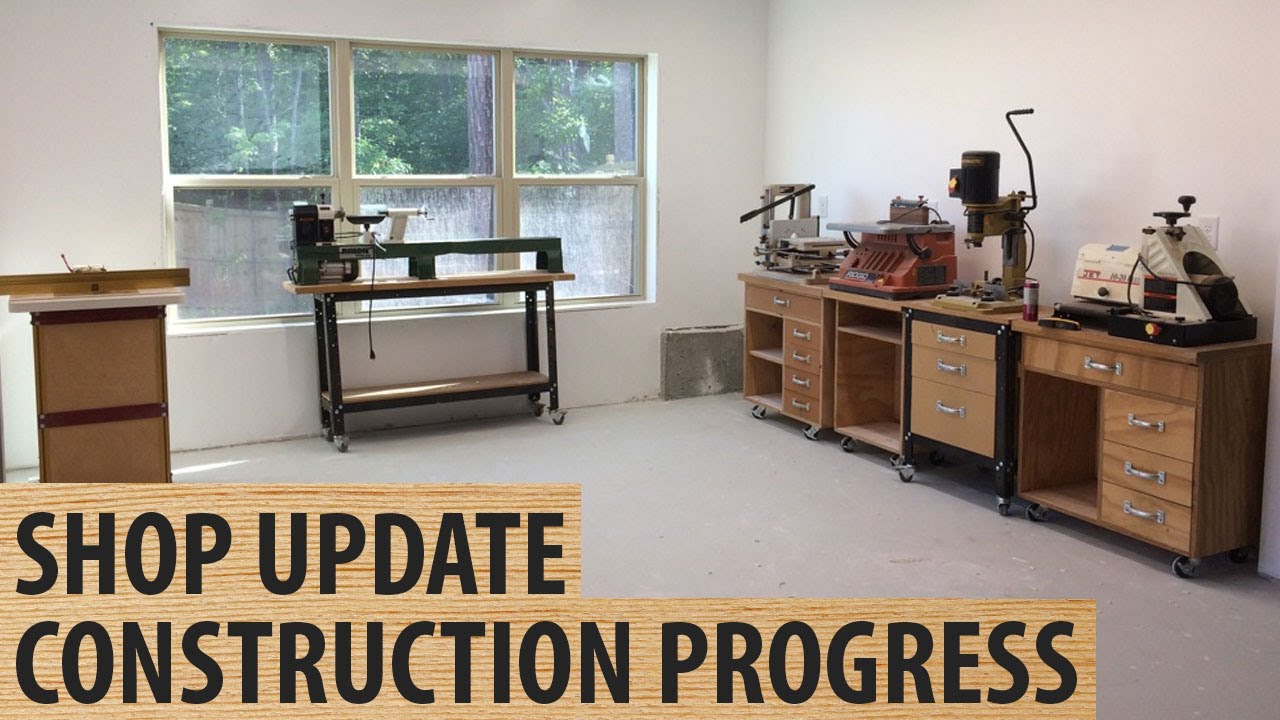 Shop Update June 6, 2017 - New Shop Progress - YouTube