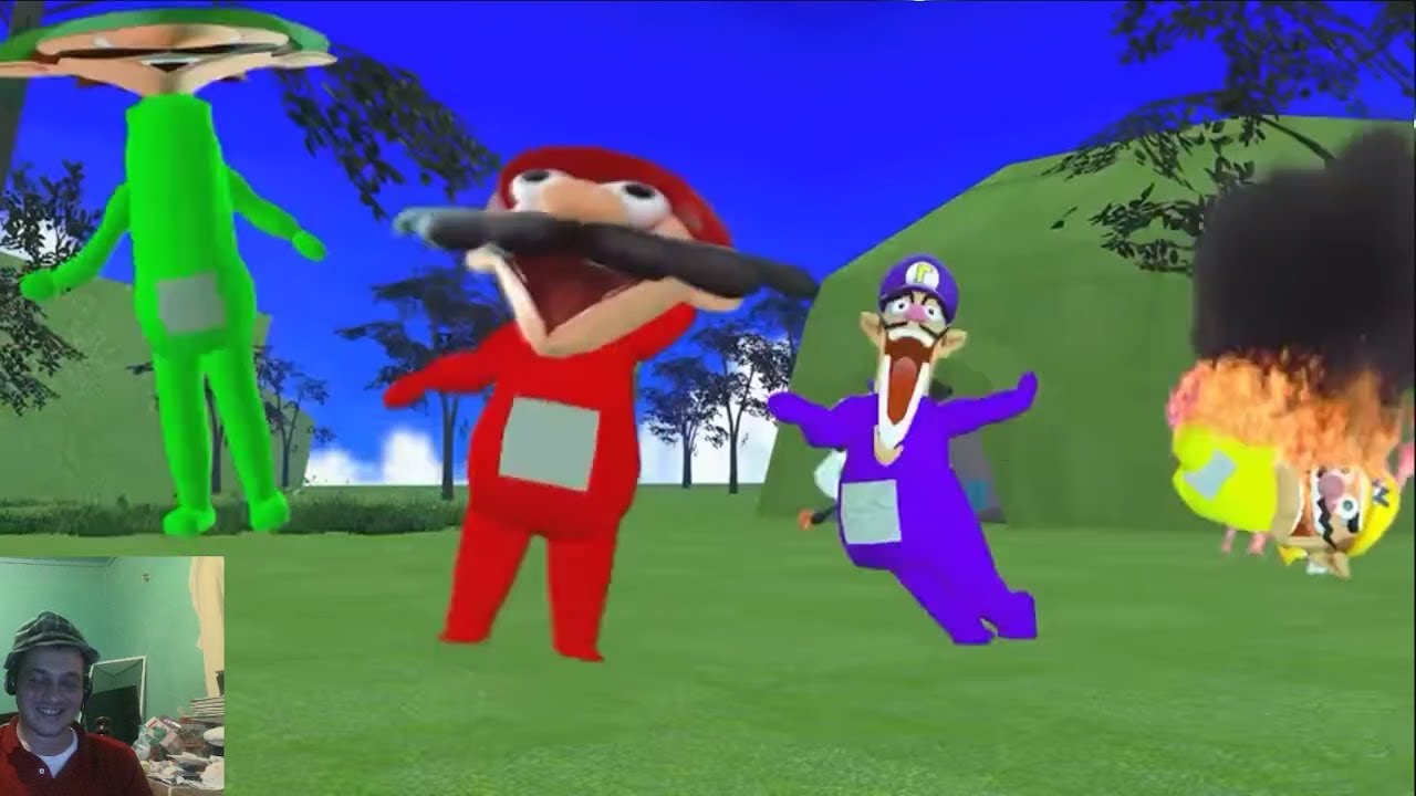 Mario Googles Himself Reaction - YouTube