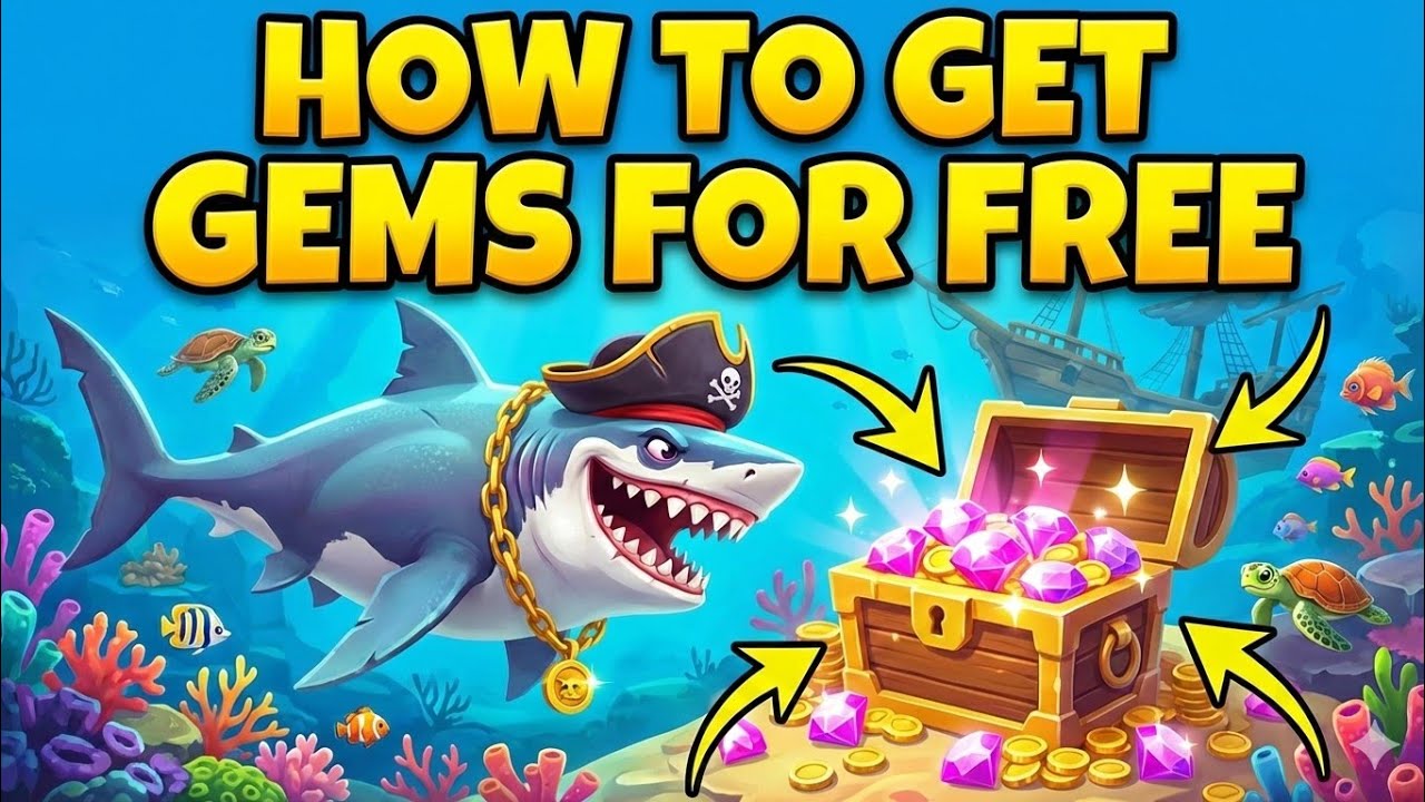 How to: Get gems on Hungry Shark World for free - YouTube