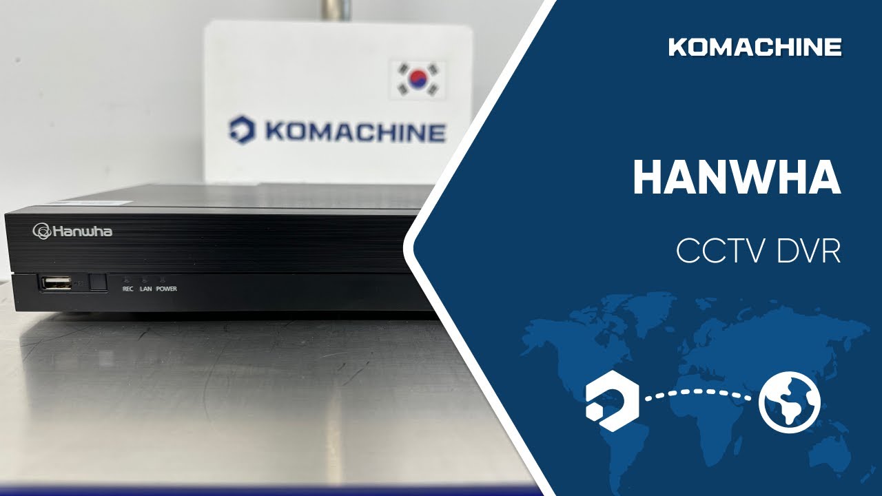 HANWHA / CCTV DVR (HRX-420) / INV-03570 - YouTube