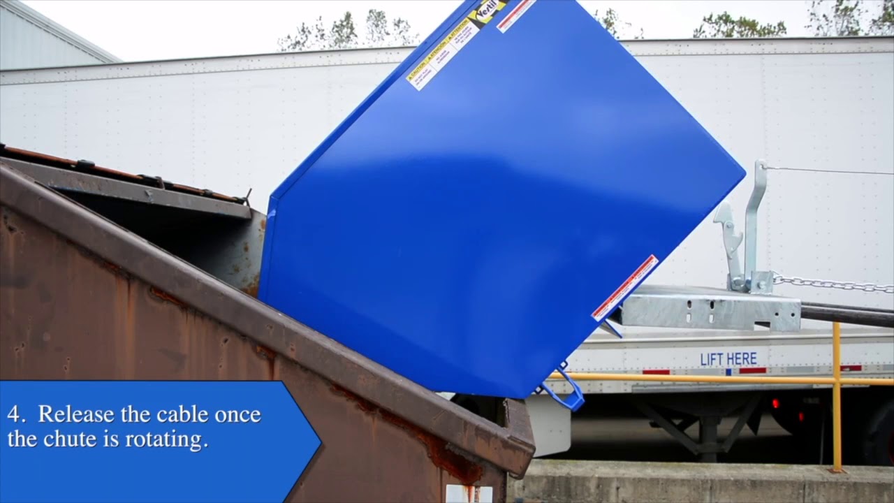 Vestil H-Series Hopper - Controlled Dumping 101 - YouTube