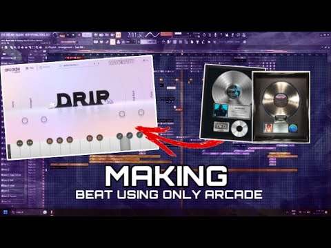 I MADE AN INSANE TRAP BEAT USING ONLY ARCADE | FL STUDIO TUTORIAL - YouTube