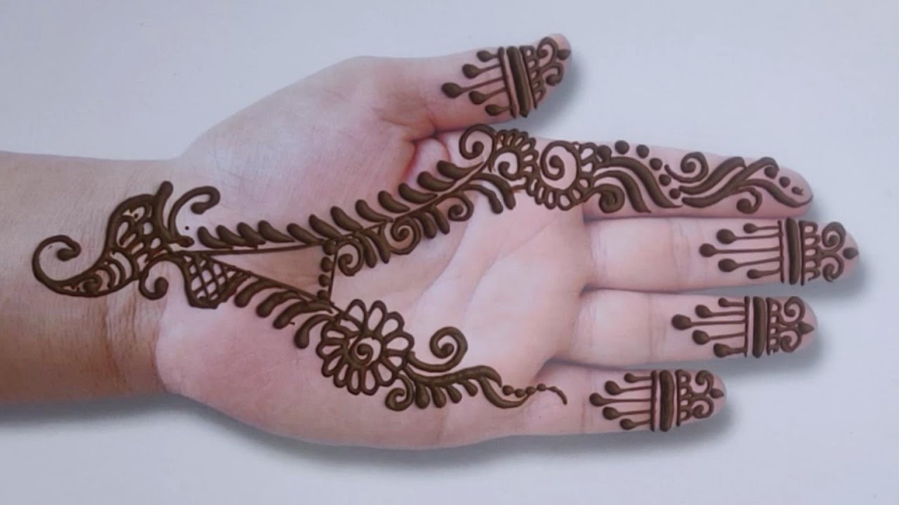 A Name Mehndi Design | A Naam ki Mehndi | A Alphabet Mehndi Design ...