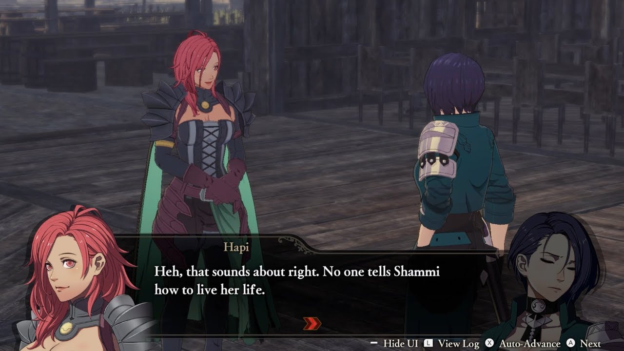 [Fire Emblem Warriors: Three Hopes] Hapi & Shamir Support Conversations - YouTube