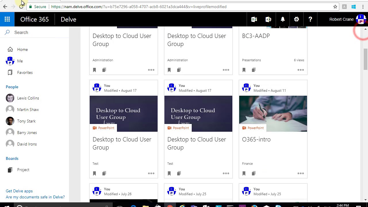 How to post a link from Delve into a Yammer conversation - YouTube