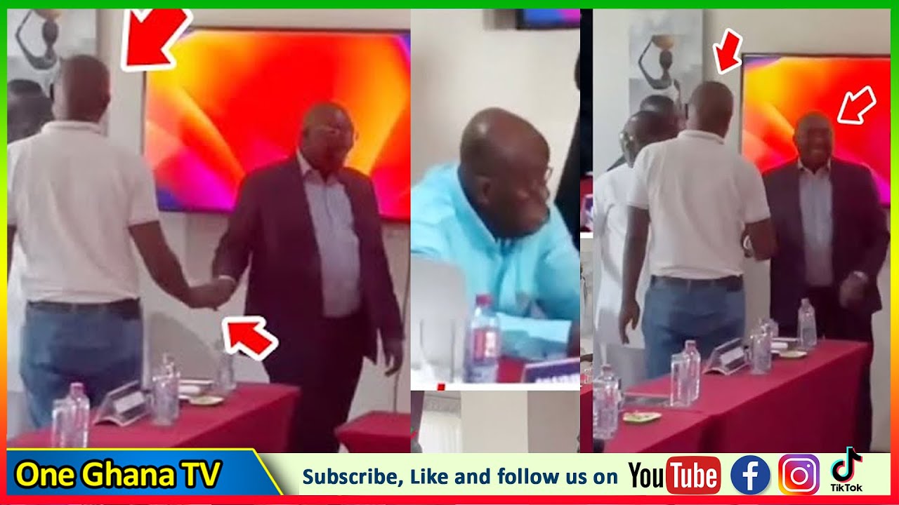 Break: Bawumia and Ken Agyapng clαsh face to face at meeting; Angry ...