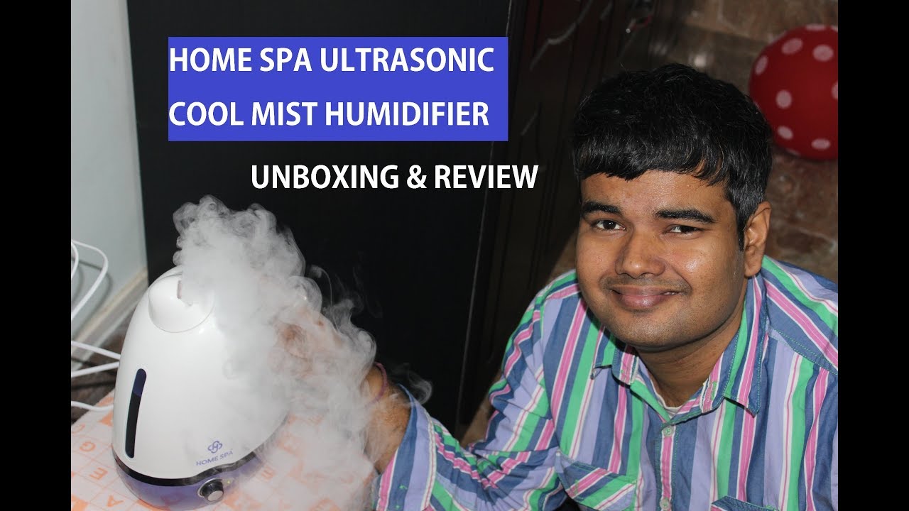Home Spa Ultrasonic Cool Mist Humidifier Unboxing & Review - YouTube