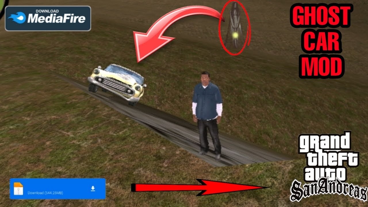 HOW TO INSTALL GHOST CAR MOD IN GTA SAN ANDREAS ANDROID||GRAFFITI ...