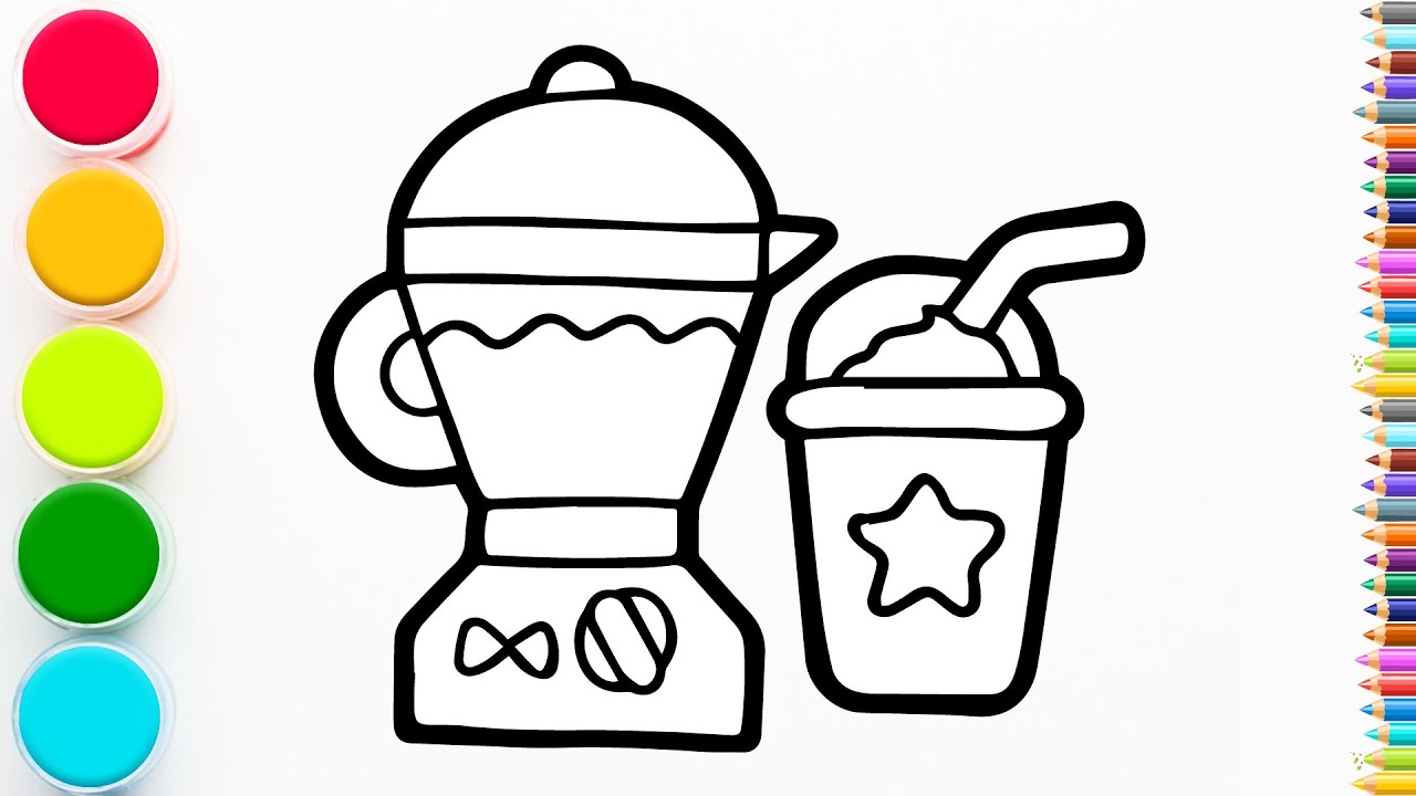 How to Draw a Blender | Step by Step - YouTube
