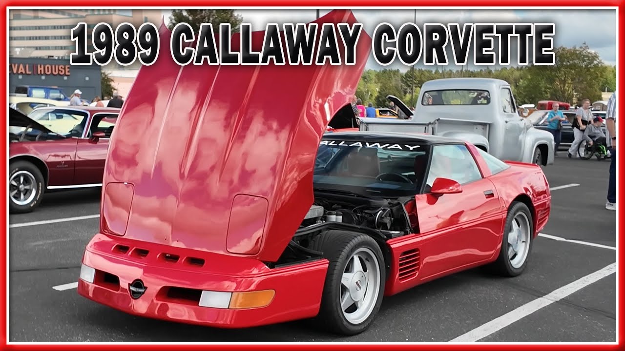 1989 Chevrolet Corvette Callaway at Kiss's Classic Car Show - YouTube