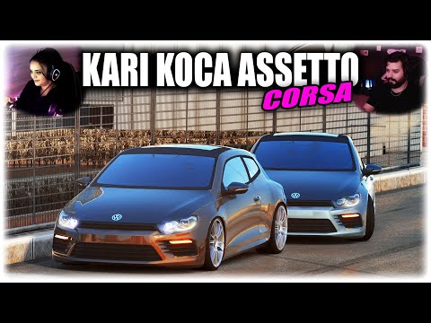 SCİROCCO İLE MAKAS // KARI KOCA ASSETTO CORSA