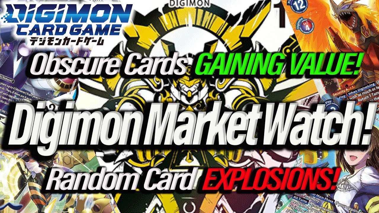 Digimon Market Watch! Obscure Cards GAINING VALUE! Random Card ...
