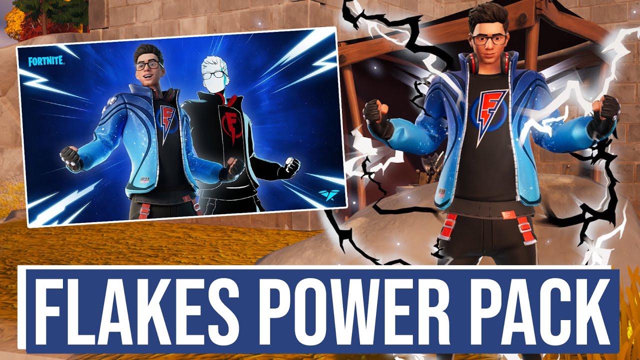 NEW FLAKES POWER FORTNITE ICON BUNDLE! Full Gameplay & Review! - YouTube