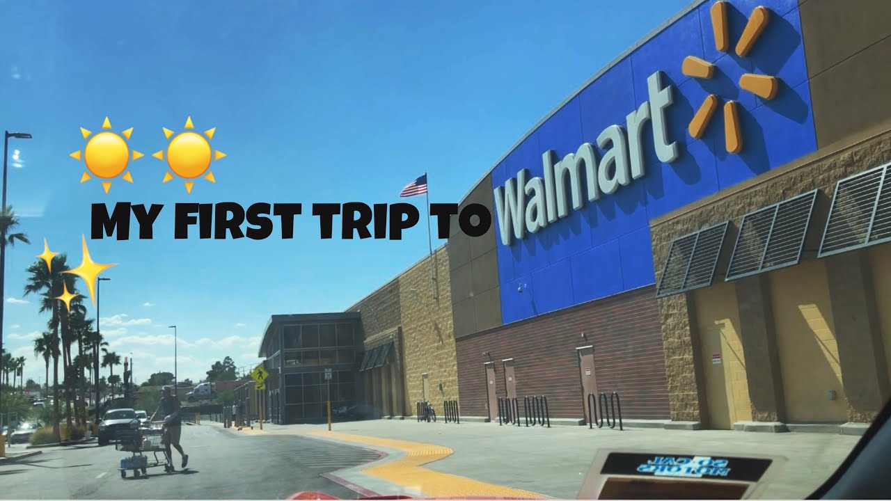 Walmart Run! My first time at Walmart😁🌻 - YouTube