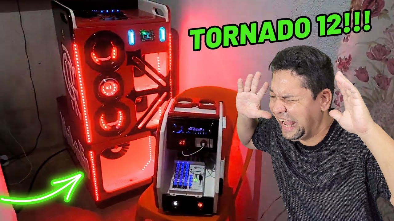 caixa bob Flamengo tornado de 12 polegadas 2000 rms modulo taramps - YouTube