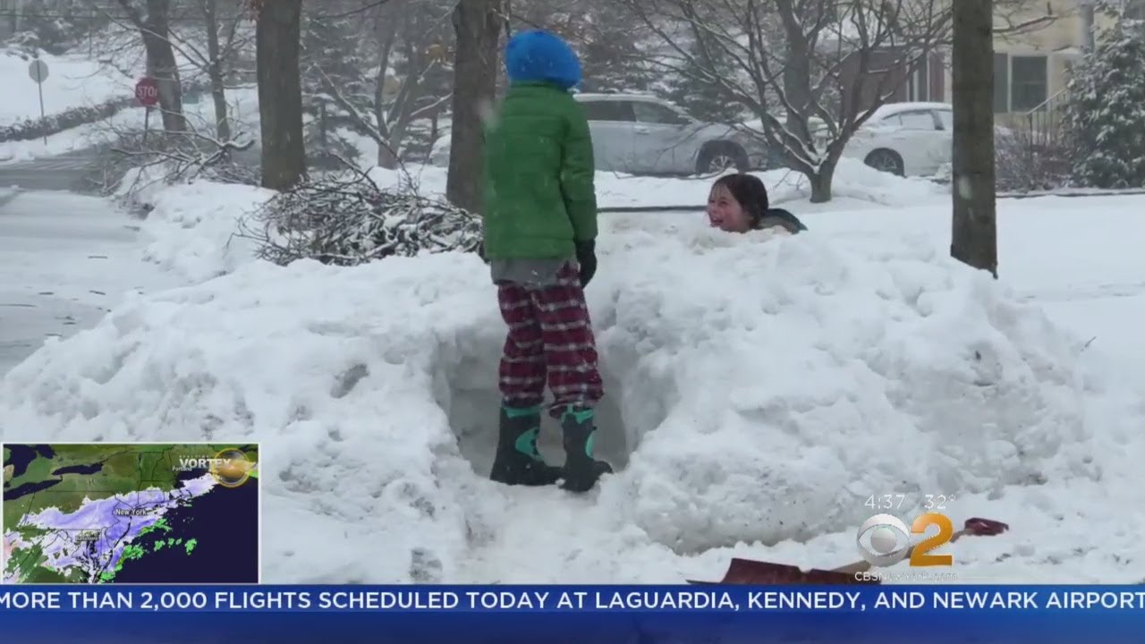 Snow Starting To Pile Up In Parts Of N.J. - YouTube
