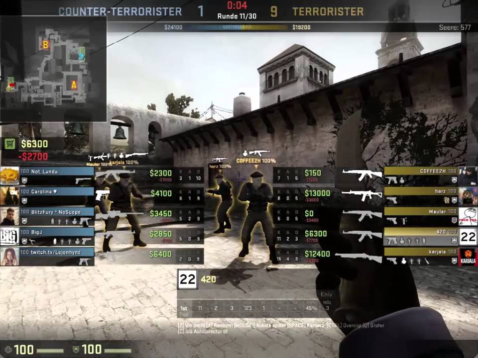 FIRST HALF - GLOBAL ELITE COMPETITIVE #1 - Counter Strike: Global ...
