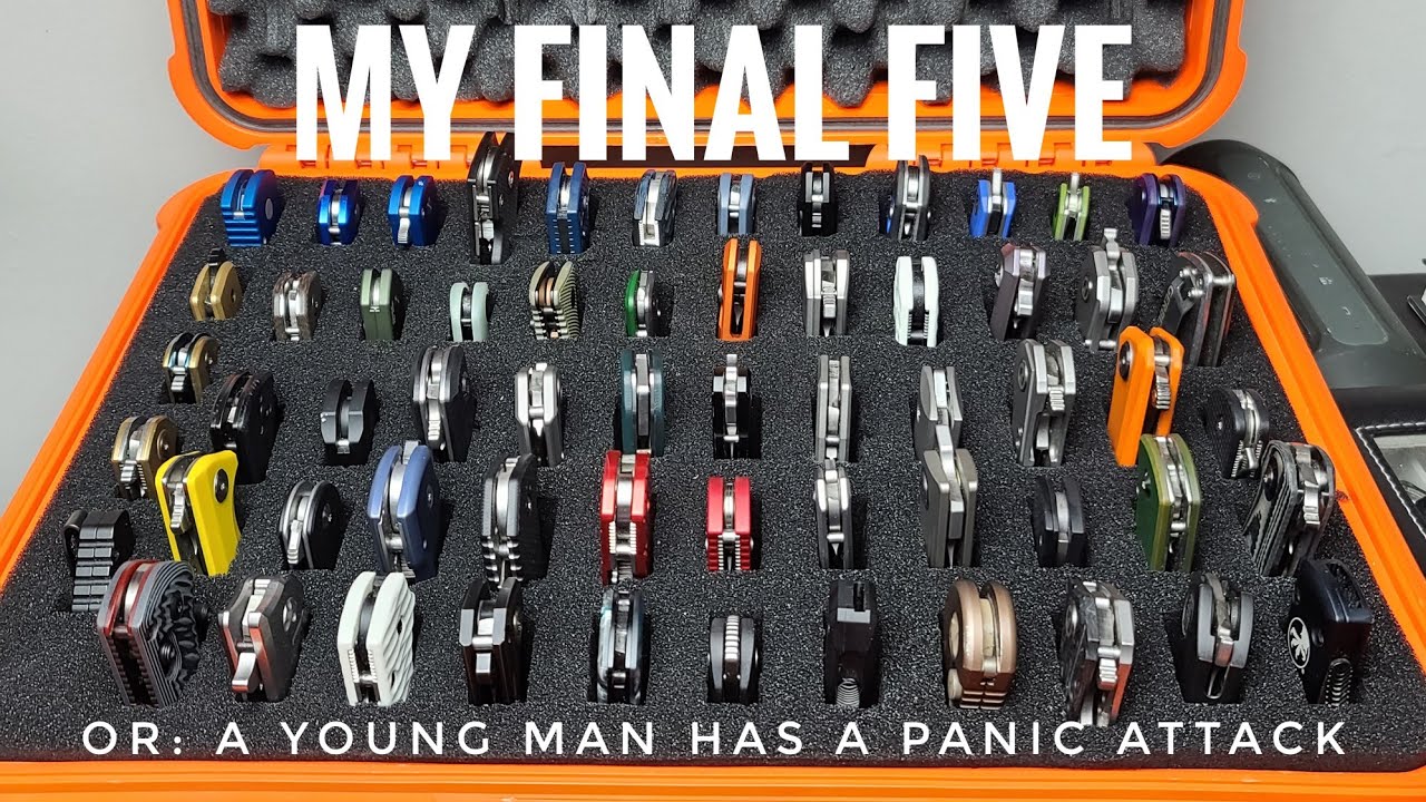 My Final Five Knives, For Now - And A Good Look at My Collection - YouTube