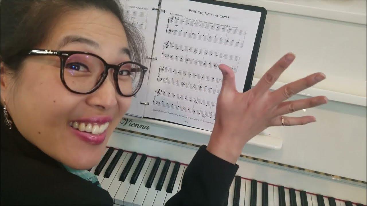 Piano Lesson 111: Pussy Cat, Pussy Cat, from Presto! It's Piano Magic ...
