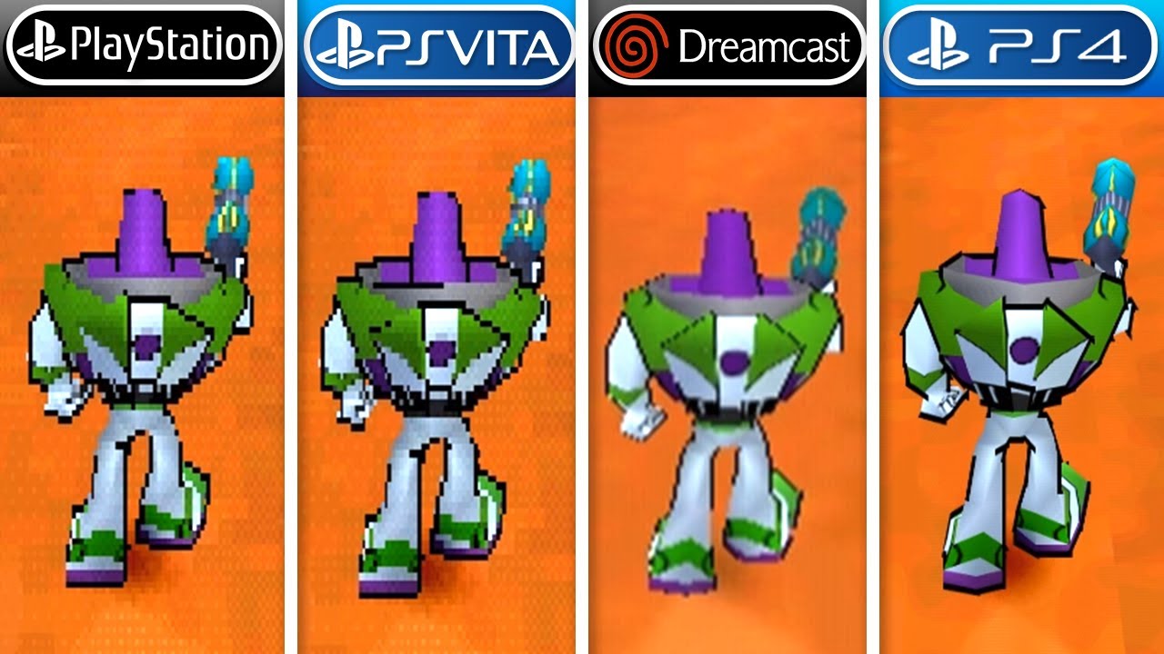 Buzz Lightyear of Star Command | PS1 vs PS Vita vs DreamCast vs PS4 ...