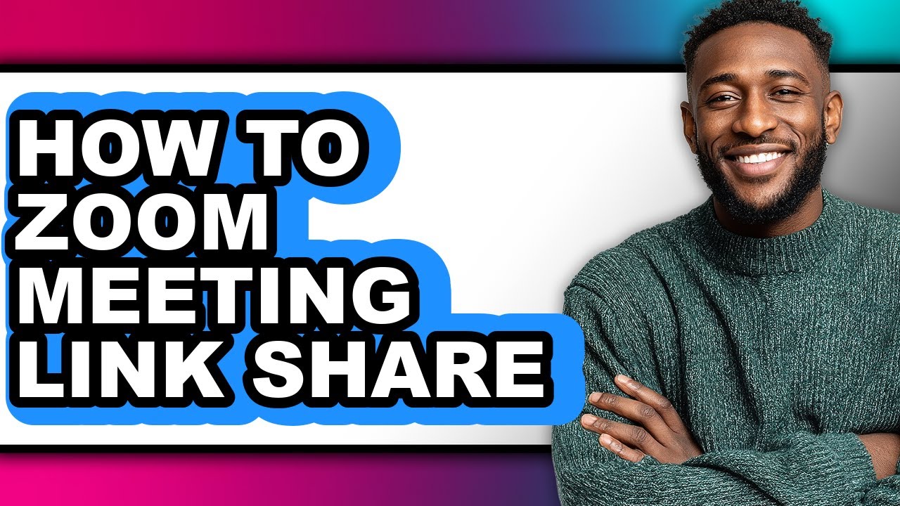 How to Zoom Meeting Link Share - Full Guide - YouTube